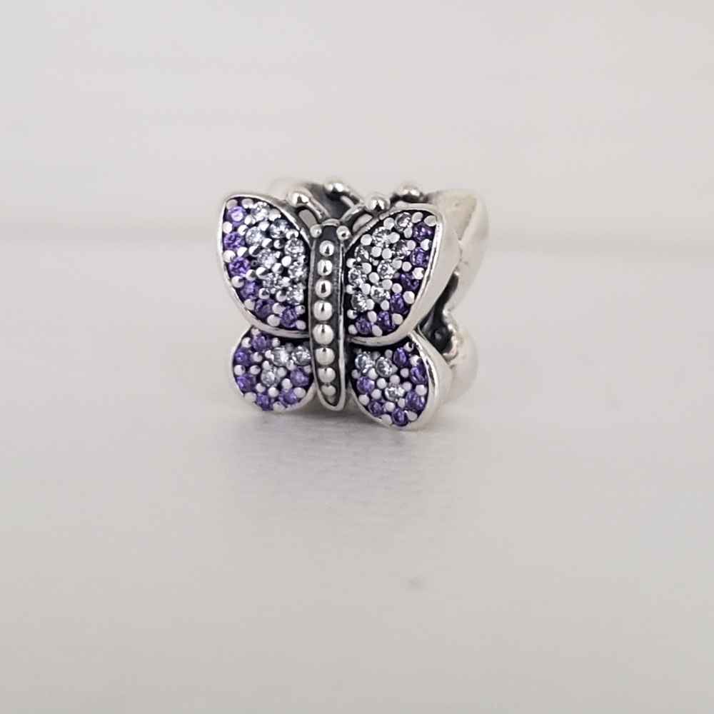 Authentic Pandora Butterfly Charm - Gem
